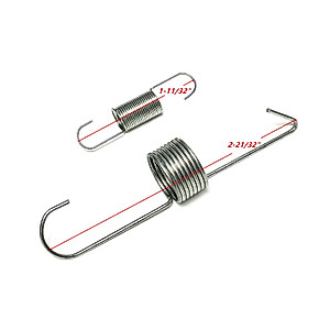 POWER PRODUCTS Governor Rod Spring Set for Harbor Freight Tail Gator 63025 63024 & Storm CAT 63CC 2HP 800 900W 60338 66619 69381 & ET950 ET650 & Pulsar PG1202S & 2HP 2-Stroke 63CC 64CC Gas Generator