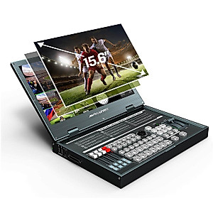 AVMATRIX PVS0615U 15.6" Portable 6-Channel SDI/HDMI Multi-format Streaming Switcher