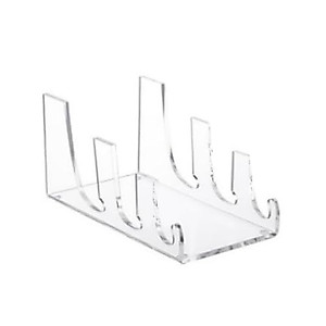 YZYDF Acrylic Food Display Stand 2/3 Layer Setting Plates Rack for Restaurants Multilayer Dinnerware Holder