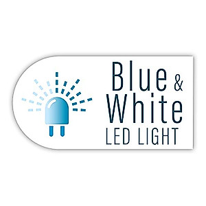 GloFish LED Light 5 Gallons, Blue and White LED Lights, for Aquariums Up to 5 Gallons, Model:29028