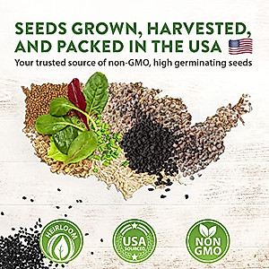 32 Heirloom Vegetable and Fruit Seeds for Planting - 16,000+ Seeds | Non-GMO Survival Seed Vault | High Germination | 32 Varieties of Vegetable Seeds for Your Home Survival Garden - Packaging may vary