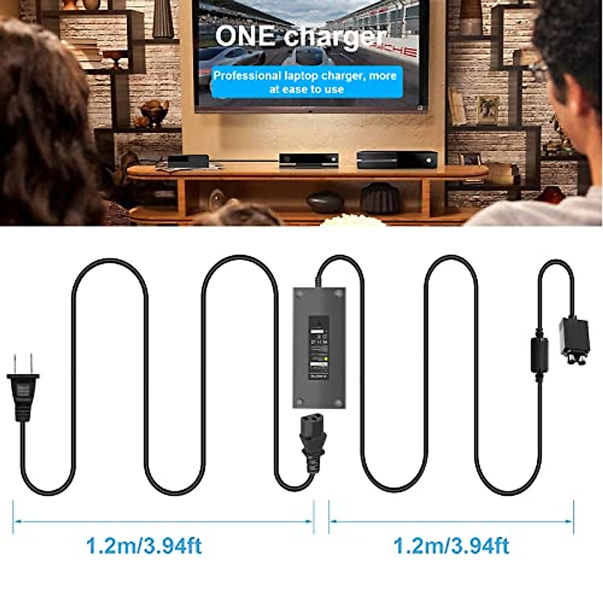 Xbox One Power Supply Xbox One Power Brick Adapter Cord for Microsoft Xbox One(Only) Charger