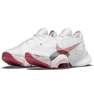 Nike Womens Air Zoom Superrep HIIT Class Shoe (10, White/Archaed Pink, Numeric_10)