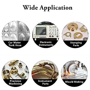 Brass Sheet Brass Flat Thick 0.01-0.3mm Width 10-200 mm Brass Metal Thin Sheet Foil Plate Length 100mm~1000mm (0.2x200x300mm)