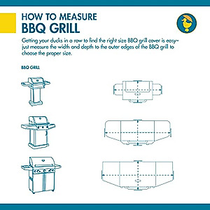 Duck Covers Soteria Waterproof 59 Inch BBQ Grill Cover