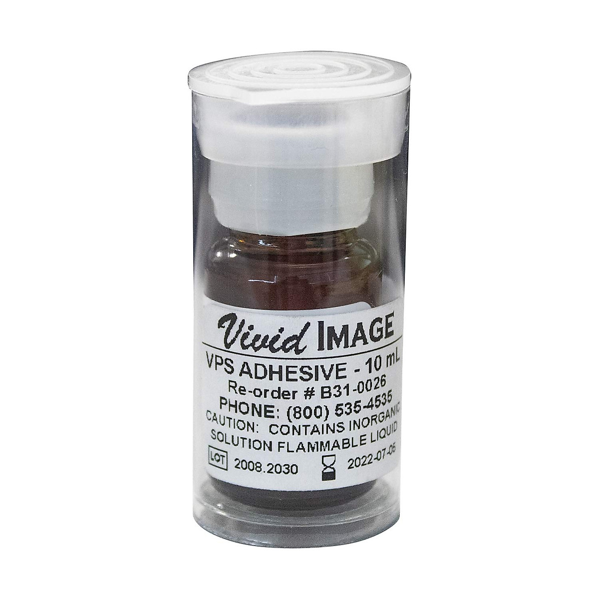 Vinyl Tray Adhesive with Applicator Dental VPS - 10ml Bottle - Vivid Image