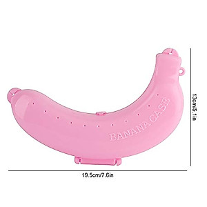 Banana Protector Box, Premium Material Ergonomic Good Design Easy To Use for Home (Pink)