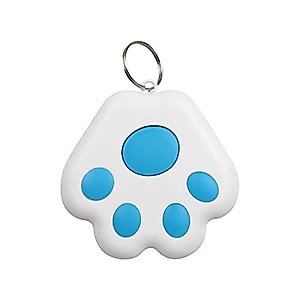 shtain 2Pcs GPS Tracking Tags, Wireless Bluetooth Waterproof Pet Tracker, GPS Keychain Tracker, GPS Pet Tags Animal Tracker, Anti-Lost Tag Alarms for Kids Pets Cats Dogs Backpacks Red/Sky Blue
