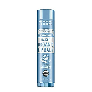 Dr. Bronner's Organic Lip Balm - Naked - 0.15 oz