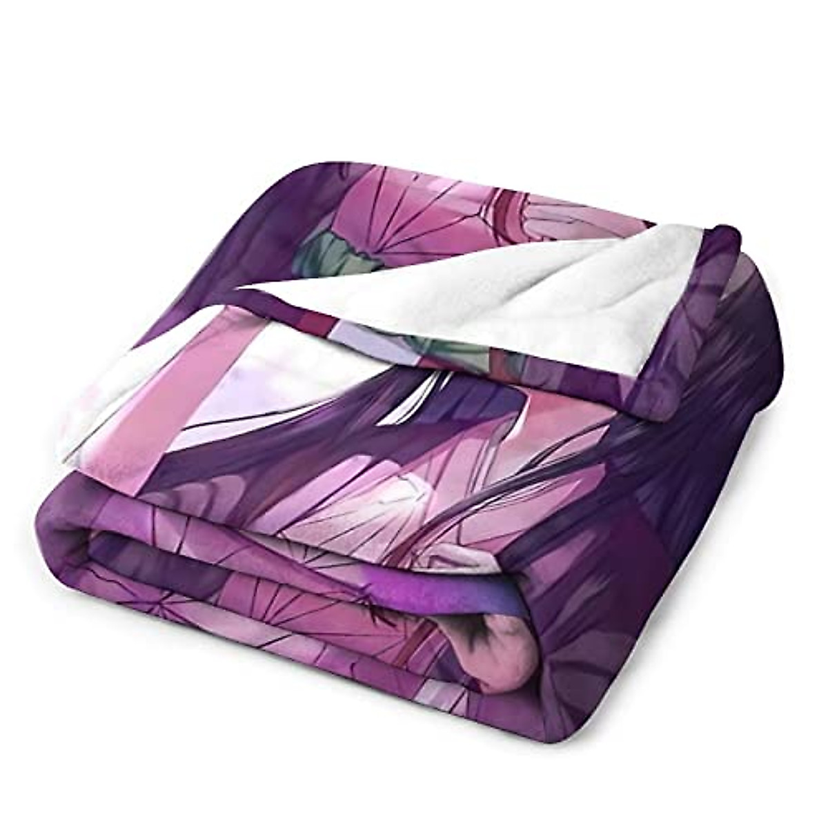 Anime Blanket Cute Blankets Fluffy Fleece Flannel Soft Throw Blankets Cozy Flannel Gift Blanket for Bed Couch Camping All Season 40"x50"