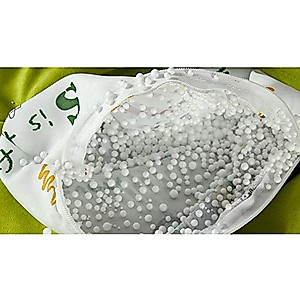 GPPZM 250g/500g Bean Bag Filler Foam Beads Ballsbag White Foam Ball Beanbag for Toys Pillows Bags Sofa Bed Filler (Size : 500g)