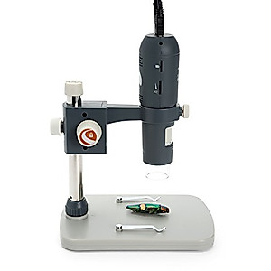 Celestron MicroDirect 1080p HD Handheld Digital Micro Viewing Digital Microscope, Grey (44316)
