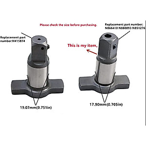 N866410 N880093 N851276 Assembly Fits Dewalt Impact Wrench Kit 1/2 Anvil,Detent Pin Anvil,Driver Spindle Hammer Block DCF899 DCF899B DCF899M1 DCF899P1 DCF899P2