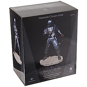 Star Wars Premier Collection: The Mandalorian MK3 1:7 Scale Statue, Multicolor, 10 inches