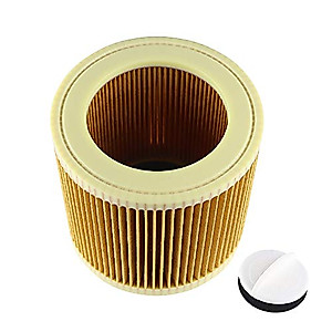 Wai Danie Cartridge Filter Wet & Dry Vacuum Cleaner Compatible with Karcher MV2 WD WD2 WD3 WD2.200 WD3.500 A2504 A2004 Replaces 64145520 (2)
