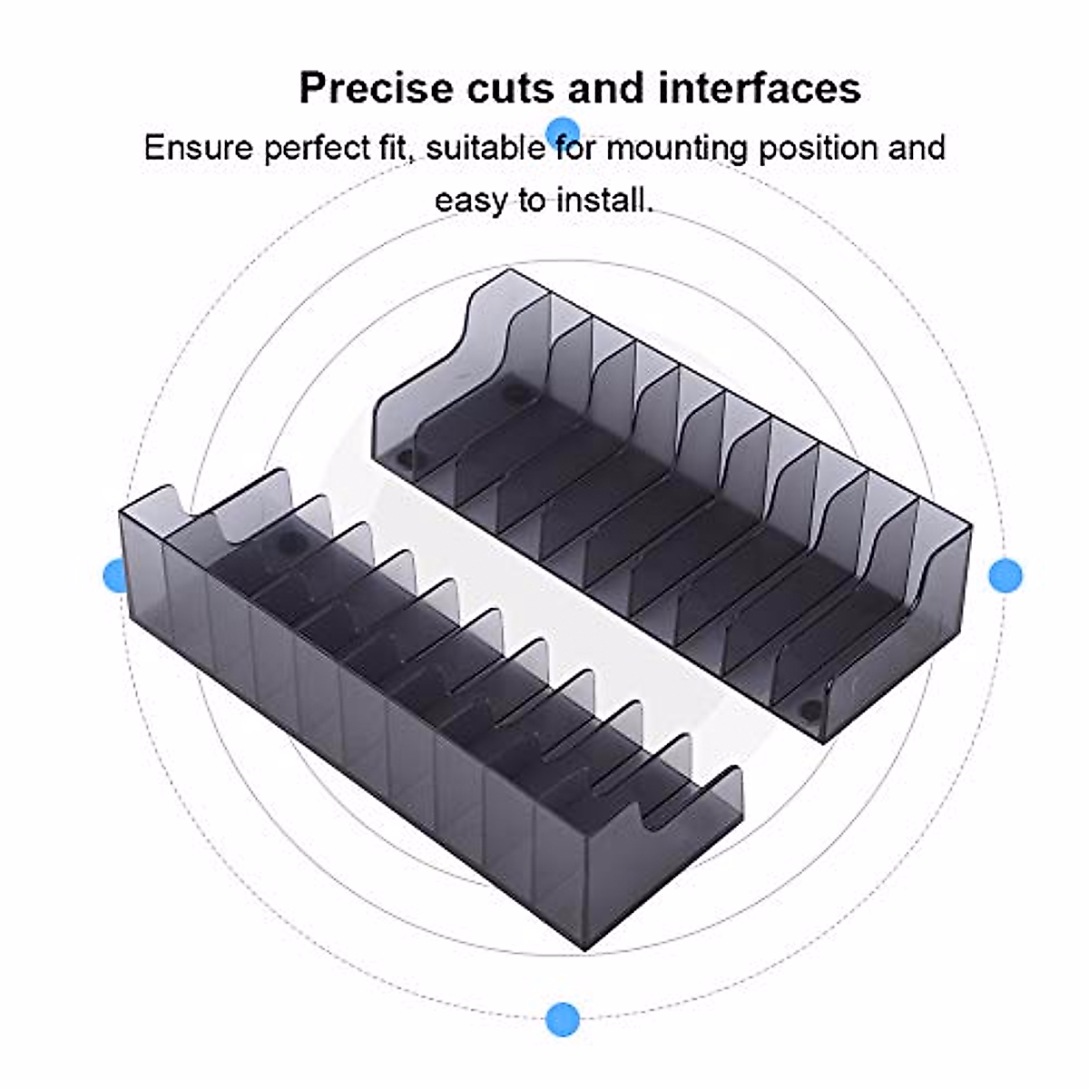 CD Storage Bracket, Waterproof Durable Dust-Proof Large Capacity More Precise ABS Game Card Box for/Slim/PRO for Pro Game Consoles