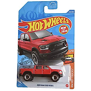 DieCast Hotwheels 2020 Ram 1500 Rebel 225/250 [red], Hot Trucks 2/10