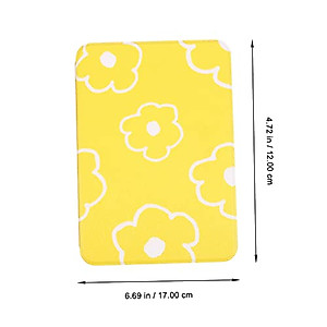 Milisten Ereader Tablet Cases 1pc Protector Flower Cover Book Silicone E-Book Compatible for Kindle Protective Ebook Reader Yellow Shell Compatible with Kindle Case Style Paperwhite Tablet Cases