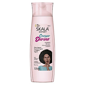 Skala Expert Crespo Divino Shampoo & Conditioner - Infused with Pure 100% Natural ingredients Vegan Formula | Experience Healthier, Fuller & Thicker Looking Hair - Imported from Brazil