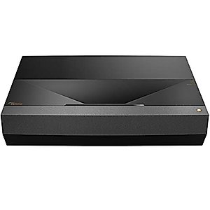 Optoma CinemaX P1 4K UHD Laser TV Home Theater Projector | Bright 3000 Lumens | Ultra Short Throw | Integrated NuForce Soundbar | Stream Netflix and Prime Video | Works with Alexa and Google Assistant
