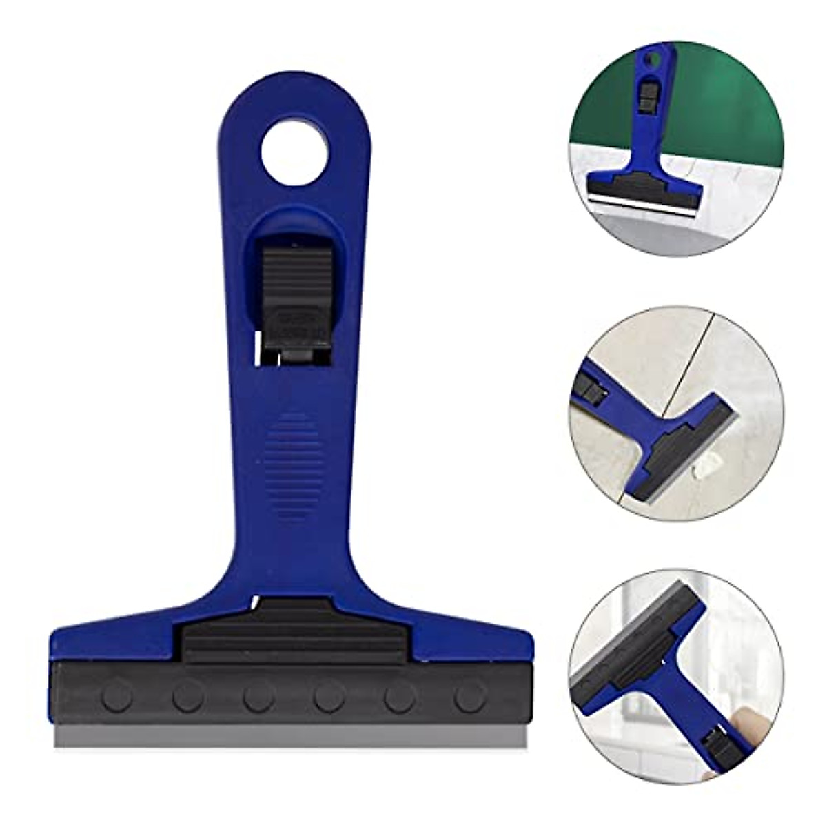 BUTIFULSIC 3pcs Cleaning Scraper Blade Wall Spatulas Tile Scraper Blade Portable Cleaning Scrapers Paint Scraper Cleaning Razor Scraper Sticker Scraper Blade Vinyl Car Scraper Pp Plastic Blue