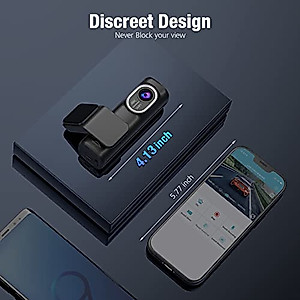 Sarmert Dash Cam Front and Rear with 64GB SD Card, 4K Car Dashcam+1080P Backup Camera Built-in 5G WiFi GPS, Small Dual Dash Camera for Cars with WDR Night Vision, 170° Wide Angle, 24H Parking Mode