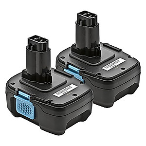 ExpertPower 2 Pack Replacement Battery for De-Walt DC9182, DC9181, DC9180, 18V XRP Lithium Ion fits All Dewalt 18 Volt Tools