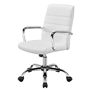 TBGFPO Adjustable Mid-Back Faux Leather Swivel Executive Office Chair, Computer Chair Home Office Chair Lift Swivel Chair (Color : E, Size : As Shown)