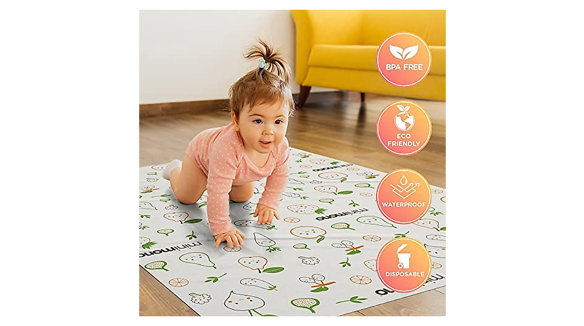 Minimono Baby Splat Mat - 30 Disposable Waterproof Mats