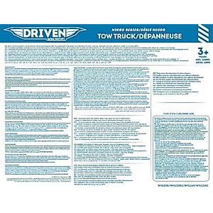 Driven by Battat – Toy Tow Truck For Kids – City Vehicle Toy – Lights & Sounds – Movable Parts – 3 Years + – Micro Tow Truck