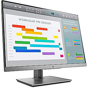 HP EliteDisplay E243i LED Display 61 cm (24") WUXGA Flat Black,Silver