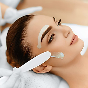 400 Pieces Facial Hair Removal Kit - Wax Strips for Eyebrows, Lips, Face for Women, Men - Home and Travel Use