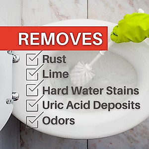 Diversey Crew 04578 Clinging Toilet Bowl Cleaner, 12 x 32 oz./946 mL Squeeze Bottles (Pack of 12)