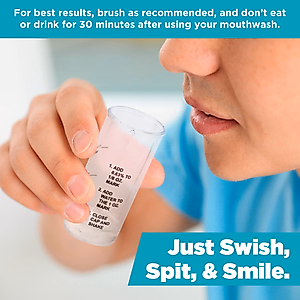 Perio Maintenance Alcohol Free Mouthwash – Concentrated Mouthwash for Bad Breath, Plaque, Sensitive Teeth, and Gingivitis or Gum Disease - Fluoride Rinse by Everest Oral Care (Fruit Punch, 10 Fl oz)