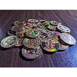 2021 Holographic Commemorative Bitcoin, 39 mm