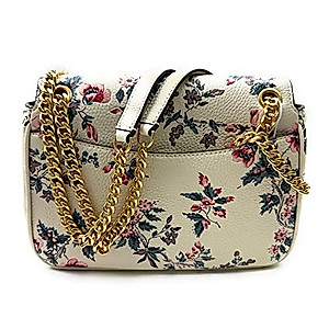 Tory Burch Willa Printed Small Shoulder Bag With Convertible Chain Strap (Lyonnaise Floral)