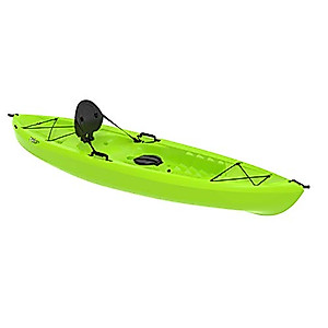 Tioga Sit-On-Top Kayak with Paddle (2 Pack), Lime, 120"