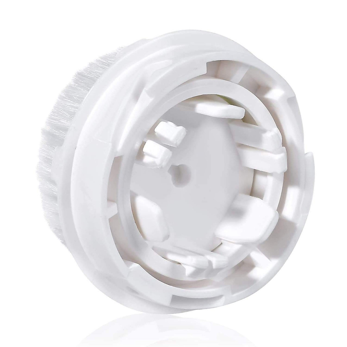 Facial Cleansing Brush Head Replacement, Facial Cleanse Brush Head, Normal Sensitive Facial Brush Heads, for Acne Prone, Clogged, Enlarged Pore, Deep Pore Sensitive Skins (White/2Pack)