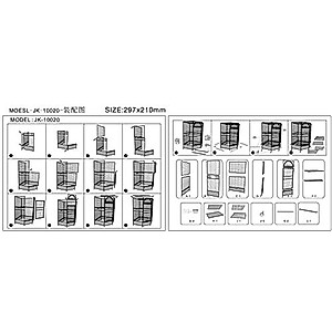 Seny Parrot Escape Jumbo Corner Bird Cage Aviary (X-Large)