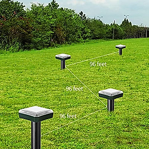 Lubatis Solar Mole Repellent Ultrasonic Gopher Repellent Mole Trap Sonic Chaser Vole Repeller Stakes Drive Away Groundhog,Snake and Other Burrowing Rodents from Lawns Garden & Yard