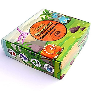 Dinosaur Cookie Cutter Set, 8 Piece, Premium Food-Grade Stainless Steel, Dishwasher Safe