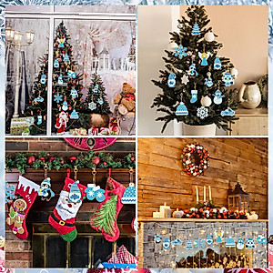 Yuxung 15 Pcs Christmas Diamond DIY Keychain 5D DIY Xmas Diamond Art Kit Hanging Decor Ornament Double Side Diamond Art Christmas Ornament for Art Christmas Craft(Cute)