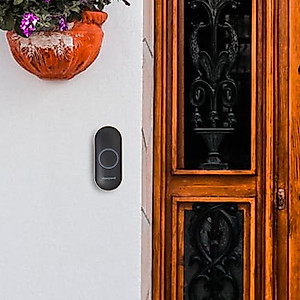 Honeywell Home RPWL401B2000/A Wireless Surface Mount Push Button , Black