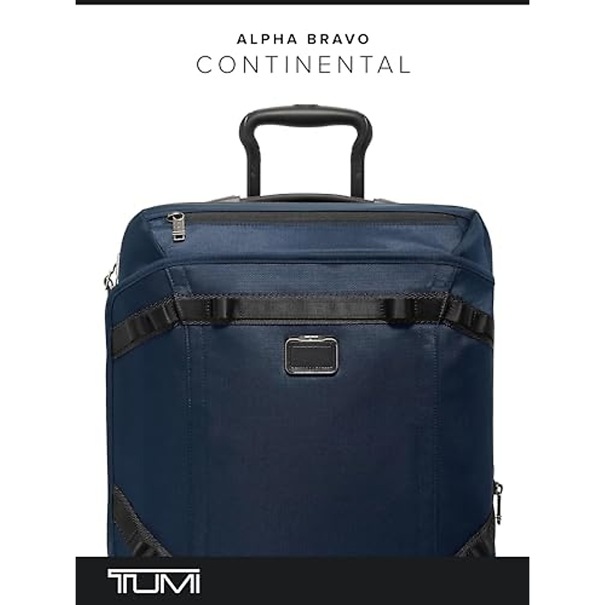 TUMI - Alpha Bravo Continental Front Lid Expandable 4 Wheeled Carry-On - Expandable Luggage - 21.8" X 16.0" X 9.0" - Navy