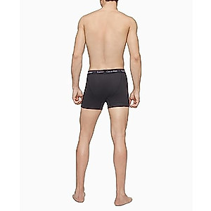 Calvin Klein Men's Cotton Stretch 3-Pack Boxer Brief, 3 Black, M