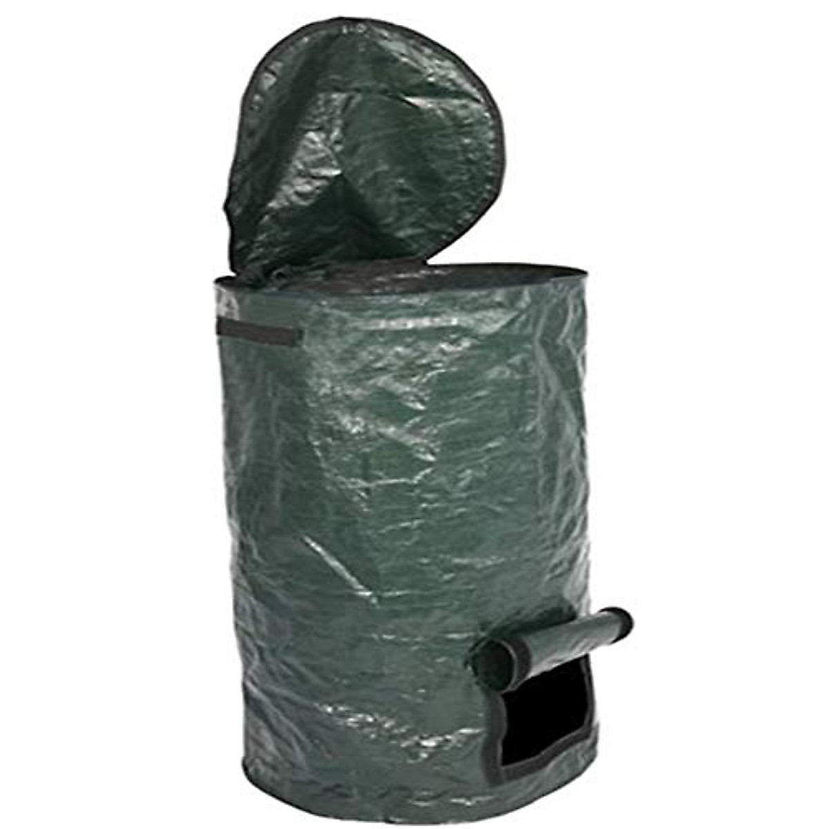 Garden Compost Bag, Garden Folding Compost Bin, Yard Leaf Waste Compost Bag Fruit Kitchen Fermentation Secret Cultivator Bags (15 Gallon)