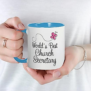 CafePress Church Secretary Gift Mug Ceramic Coffee Mug, Tea Cup 11 oz