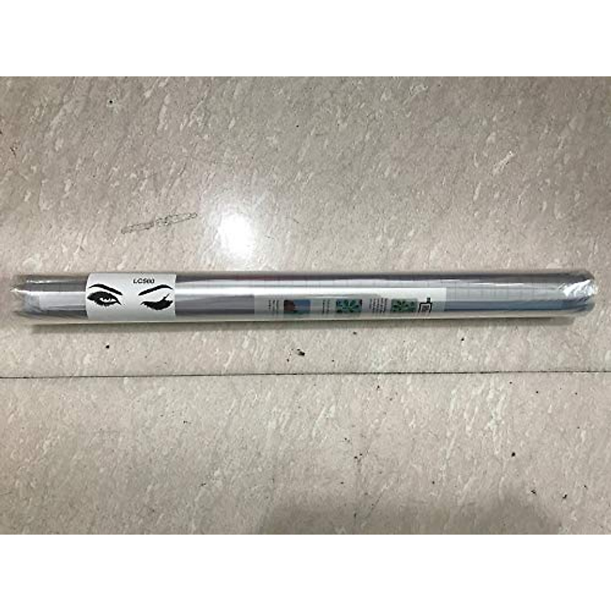 DXLING 49.2inch Large Beauty Salon Eyelash Wall Decor Stickers Make Up Store Home Decoration Murals (LC560 Black）