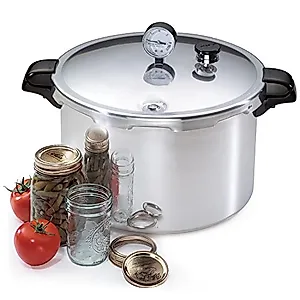 Presto 01755 16-Quart Aluminum canner Pressure Cooker, One Size, Silver
