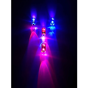 Track Cars Compatible with Magic Tracks and Neo Tracks Light Up Racing Track Accessories with 5 Flashing LED Lights Glow in The Dark Best toys for Boys and Girls ( 3 Pack )